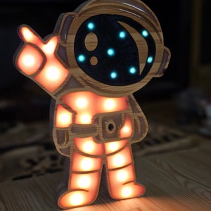 Astronaut Light, Astronaut Lamp, Spaceman Light, Spaceman Toy, Galactic ...