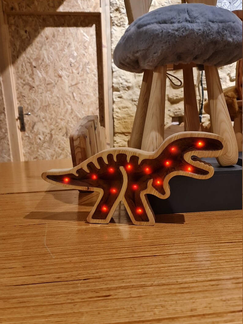 T-rex Light Large Size Kids Night Lights Children's - Etsy