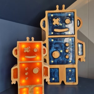 Robot Light Large Kids Room Light Children's Room Light - Etsy
