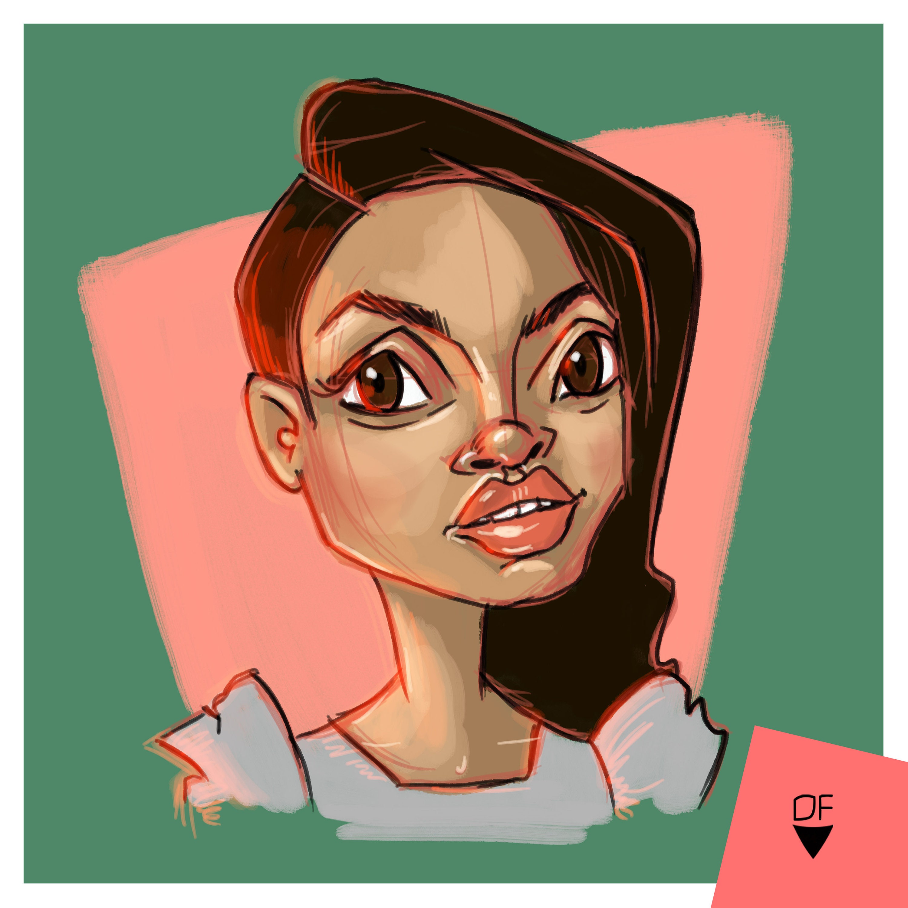 Caricature, Custom Portrait, Cartoon, Digital Art, Custom Drawing, NO ...