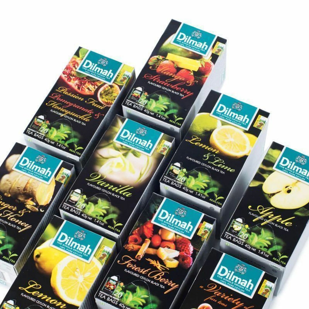 Dilmah FUN FLAVOURED TEA Ginger and Honey Lemon Mint - Etsy