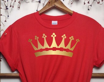 Queen Crown T Shirt | Etsy