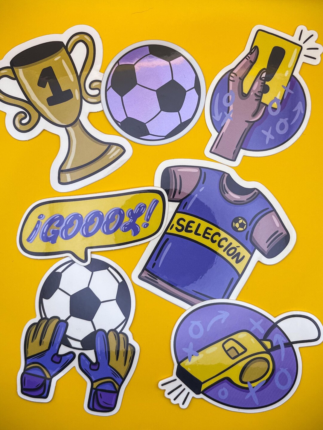 Futbol 7 Sticker Pack | Soccer Fan | Spanish Sticker | Latin and ...