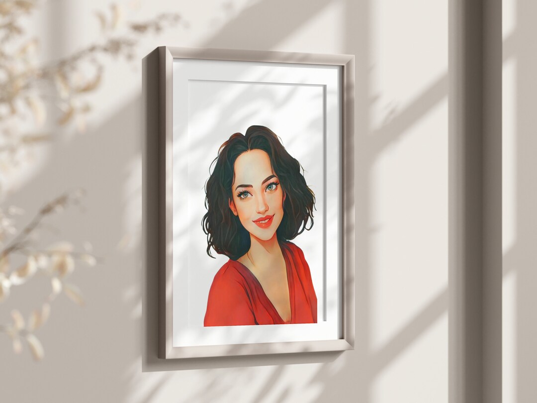 Cartoon Face Portrait, Personalized Portrait Drawing, Personalized Gift ...