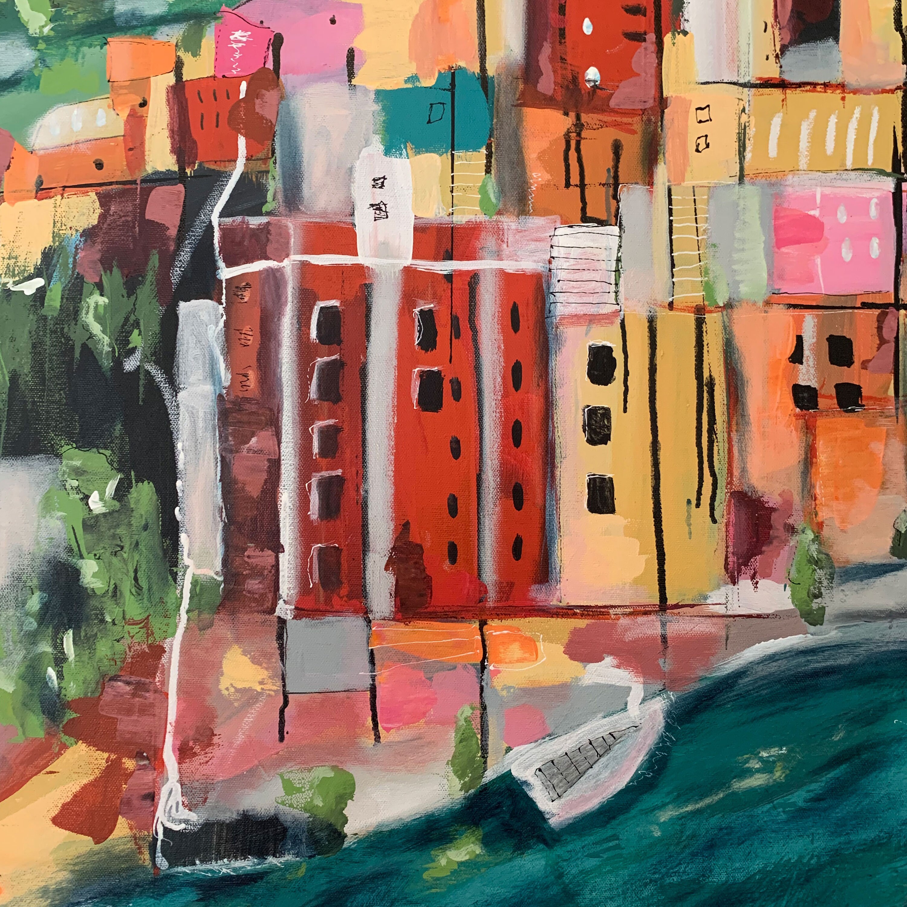 Cinque Terre, Italian Riviera Art Print, Italy Art Print, Travel Gift ...