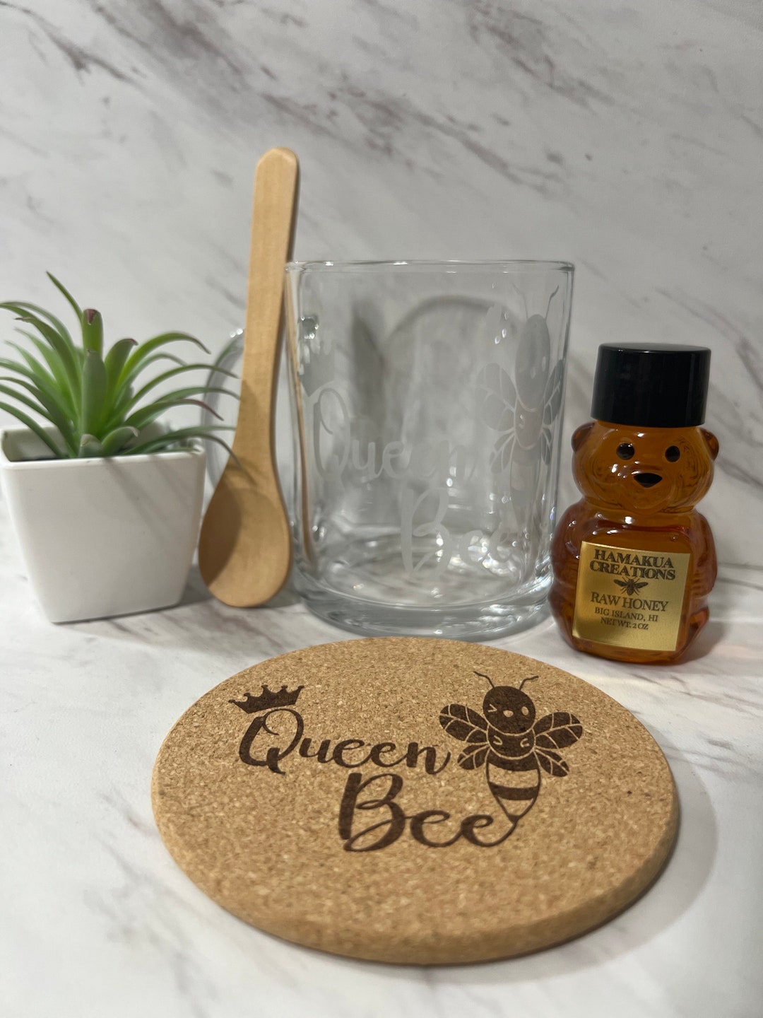 ETCHED Glass Gift Set - Etsy