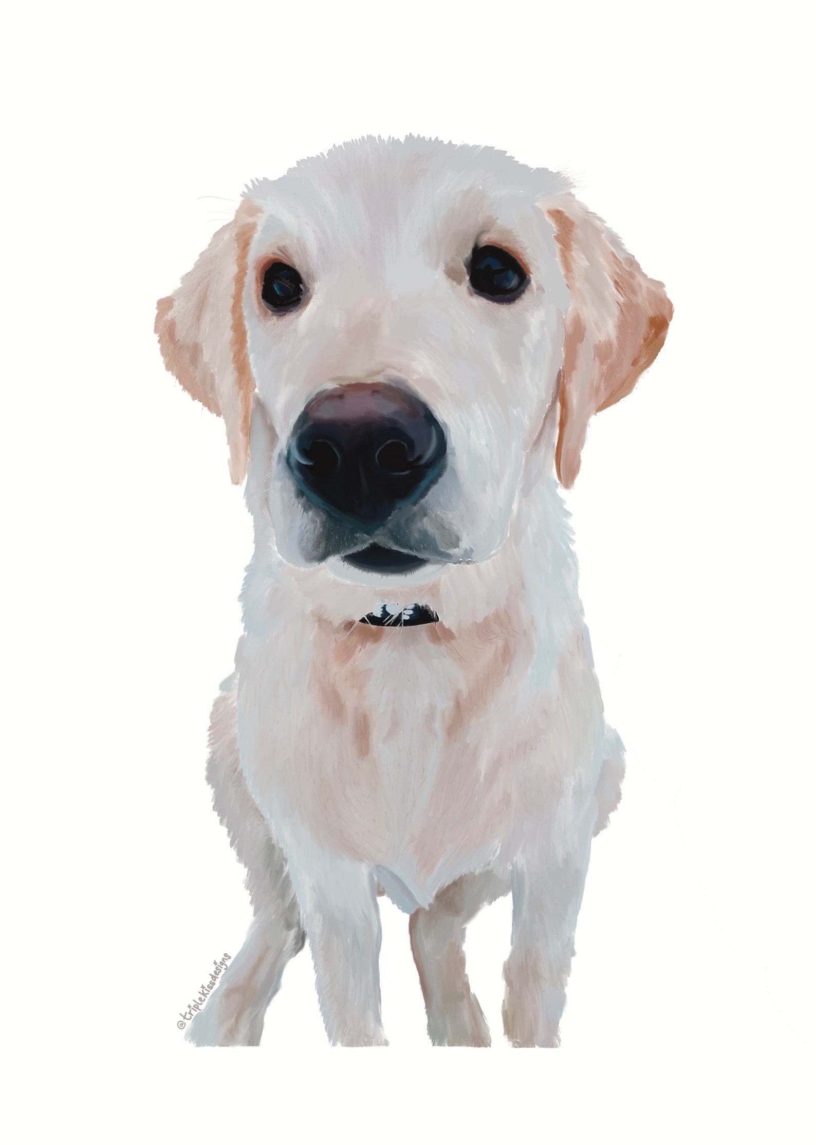 Pet Portrait A4 Print Dog A4 Print Pet | Etsy