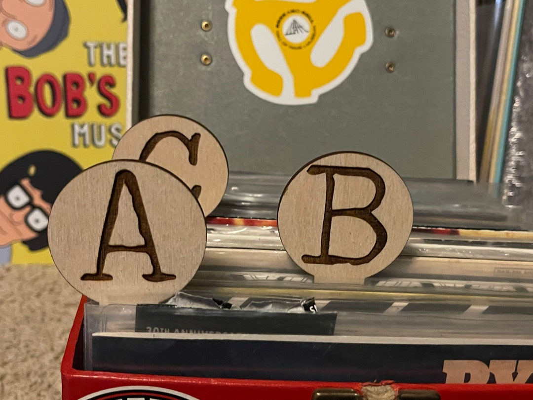 Vinyl Record Alphabetical Tabs for 7 Records Sizes - Etsy