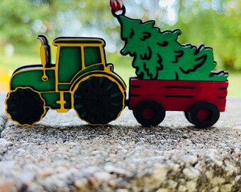 Tractor Christmas | Etsy