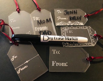 Dry Erase Gift Tags - Etsy