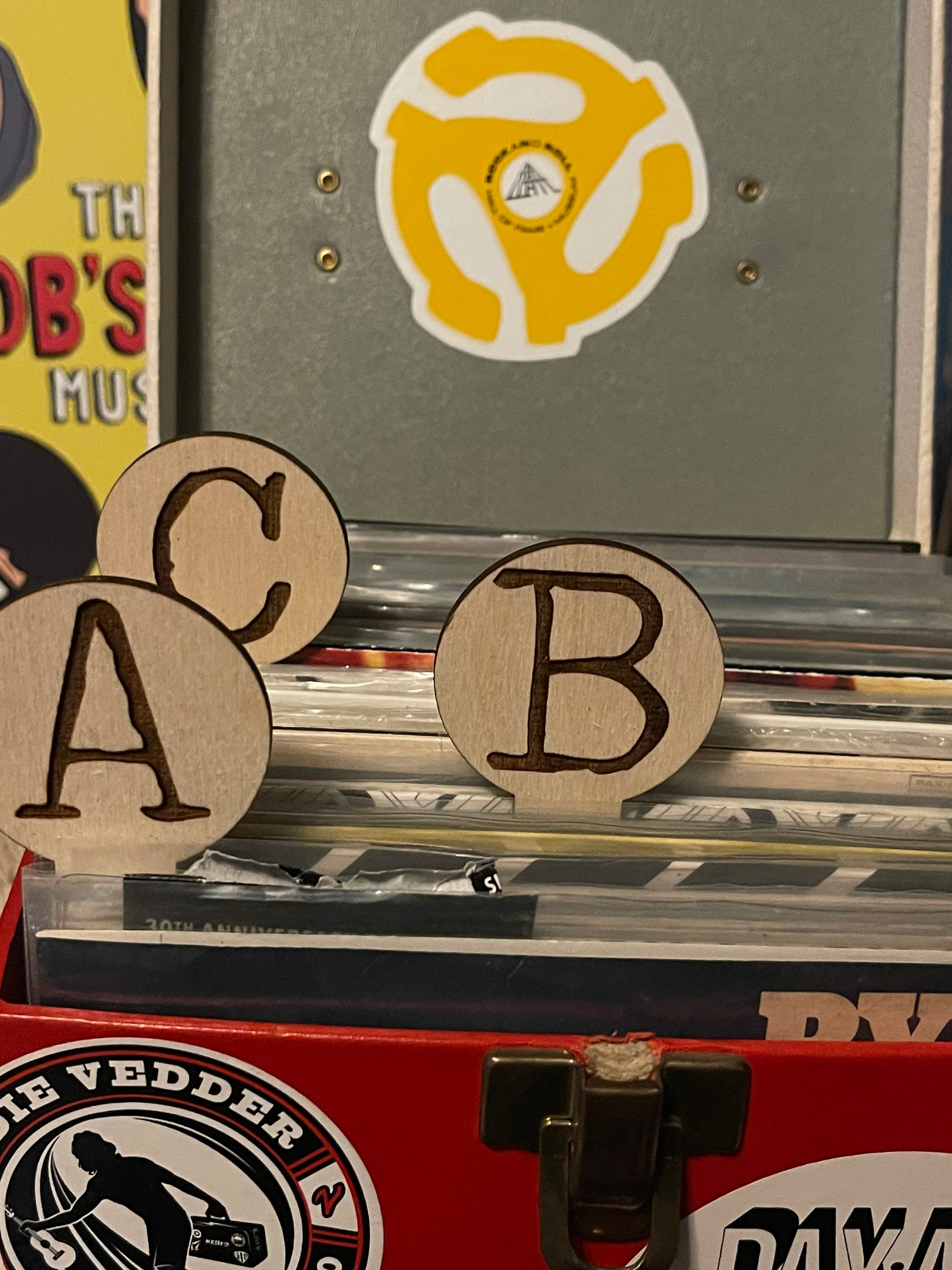 Vinyl Record Alphabetical Tabs for 7 Records Sizes - Etsy
