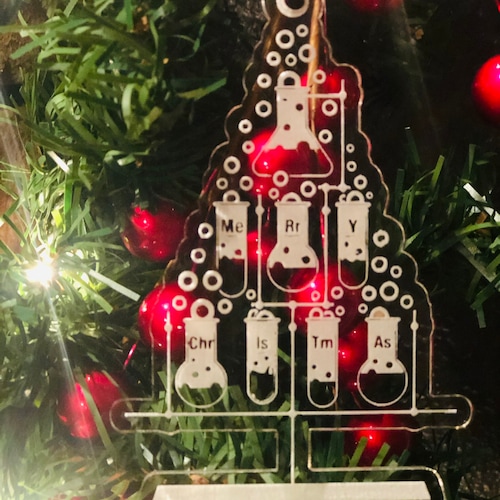 Ho Ho Ho Periodic Table Christmas Ornament Science Chemistry - Etsy
