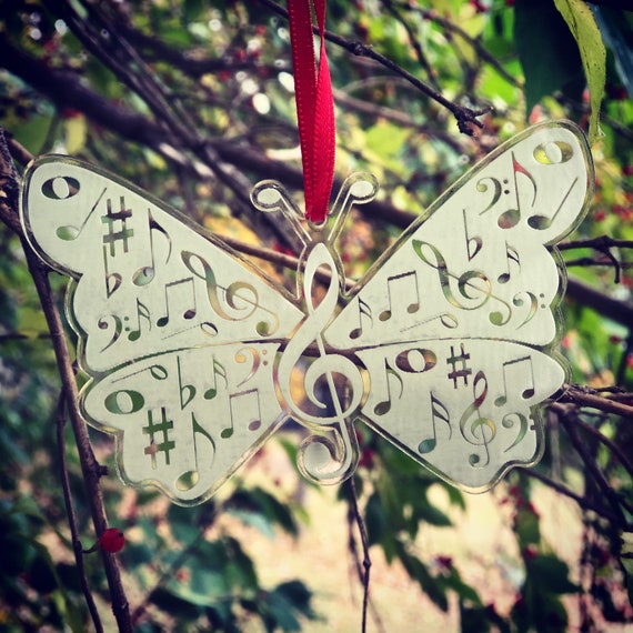 Music Note Butterfly | Etsy