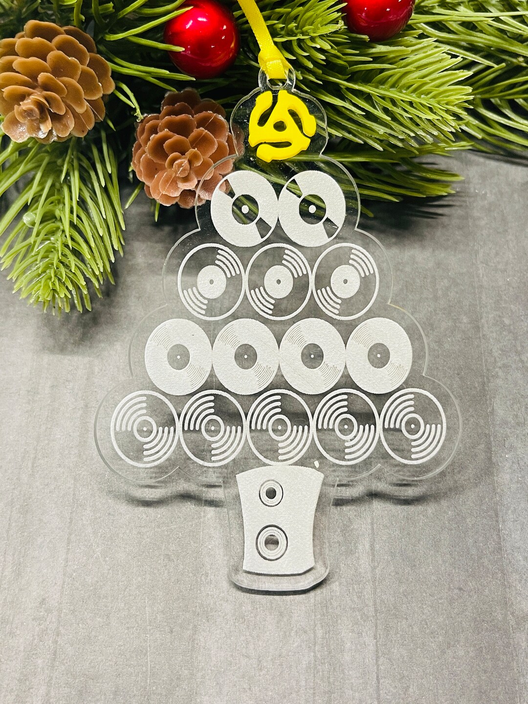 Vinyl Record Christmas Tree Ornament - Etsy