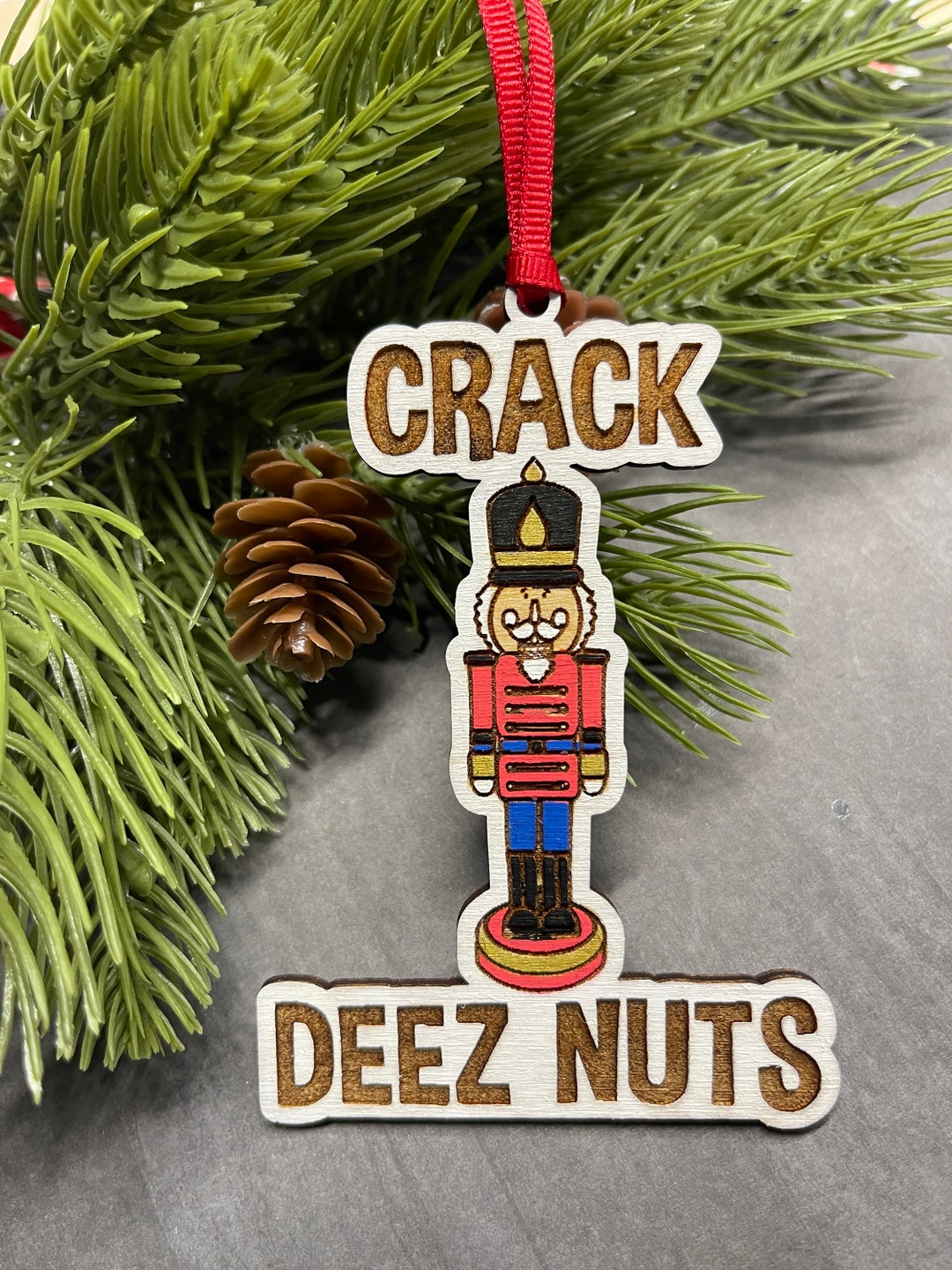 Crack Deez Nuts Nutcracker Ornament - Etsy