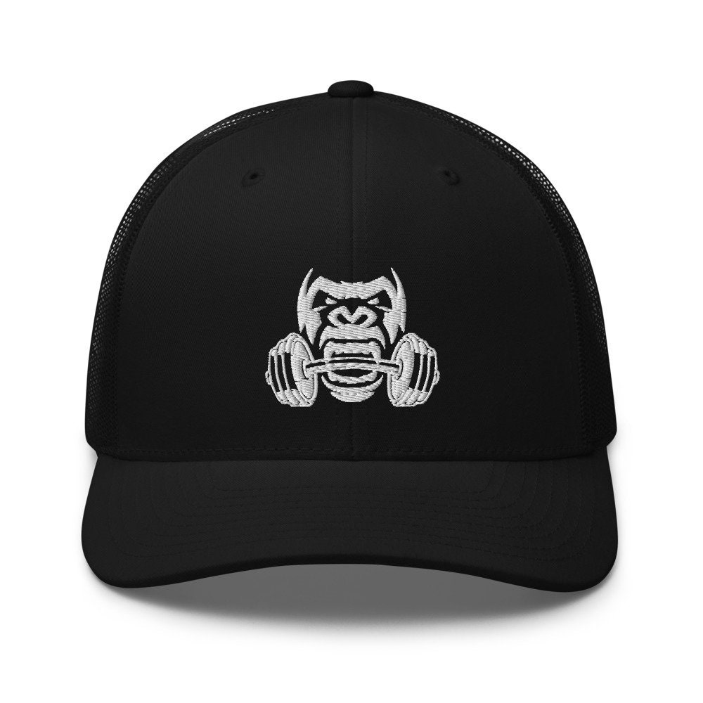 Tactical Gorilla Fitness Gym Bodybuilder Trucker Cap Hat Beast Mode ...