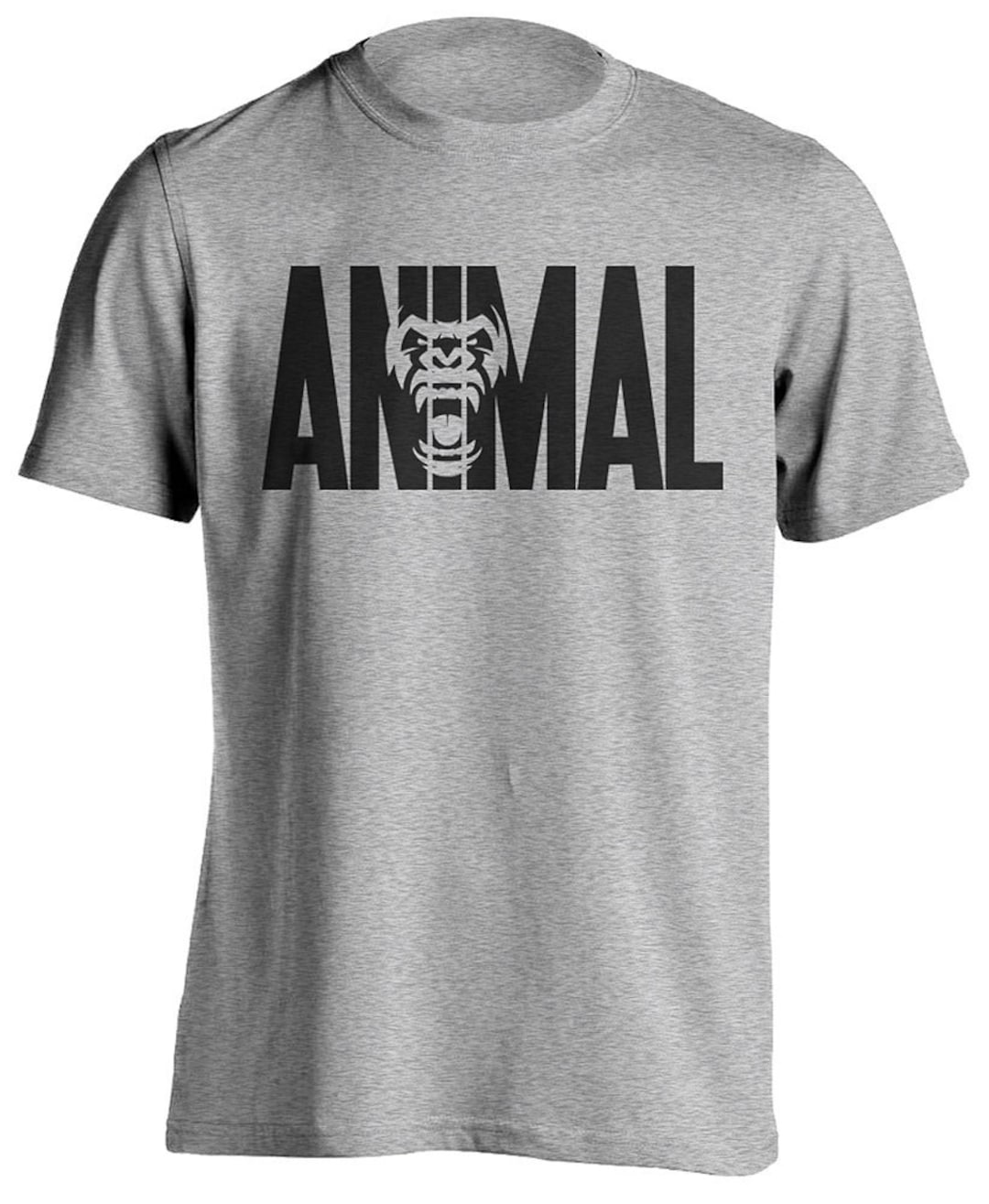 Animal Gym Bodybulding Fitness Workout Short-sleeve T-shirt Beast Ape ...