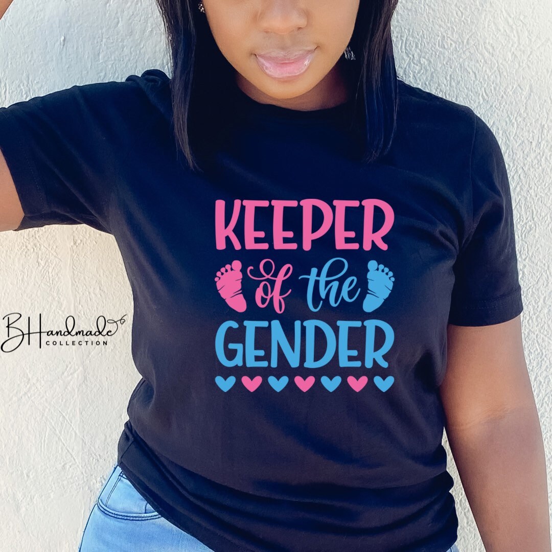 Keeper of the Gender Gender Reveal Pregnancy - Etsy