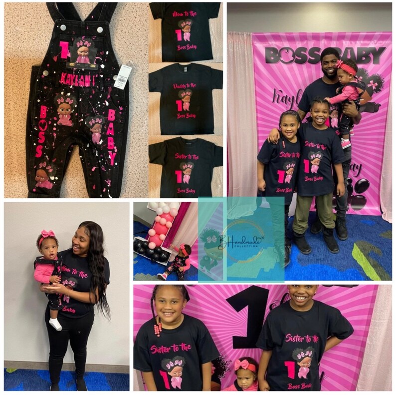 Inspired Boss Girl or Boy Overall Jean Birthday Outfit - Etsy