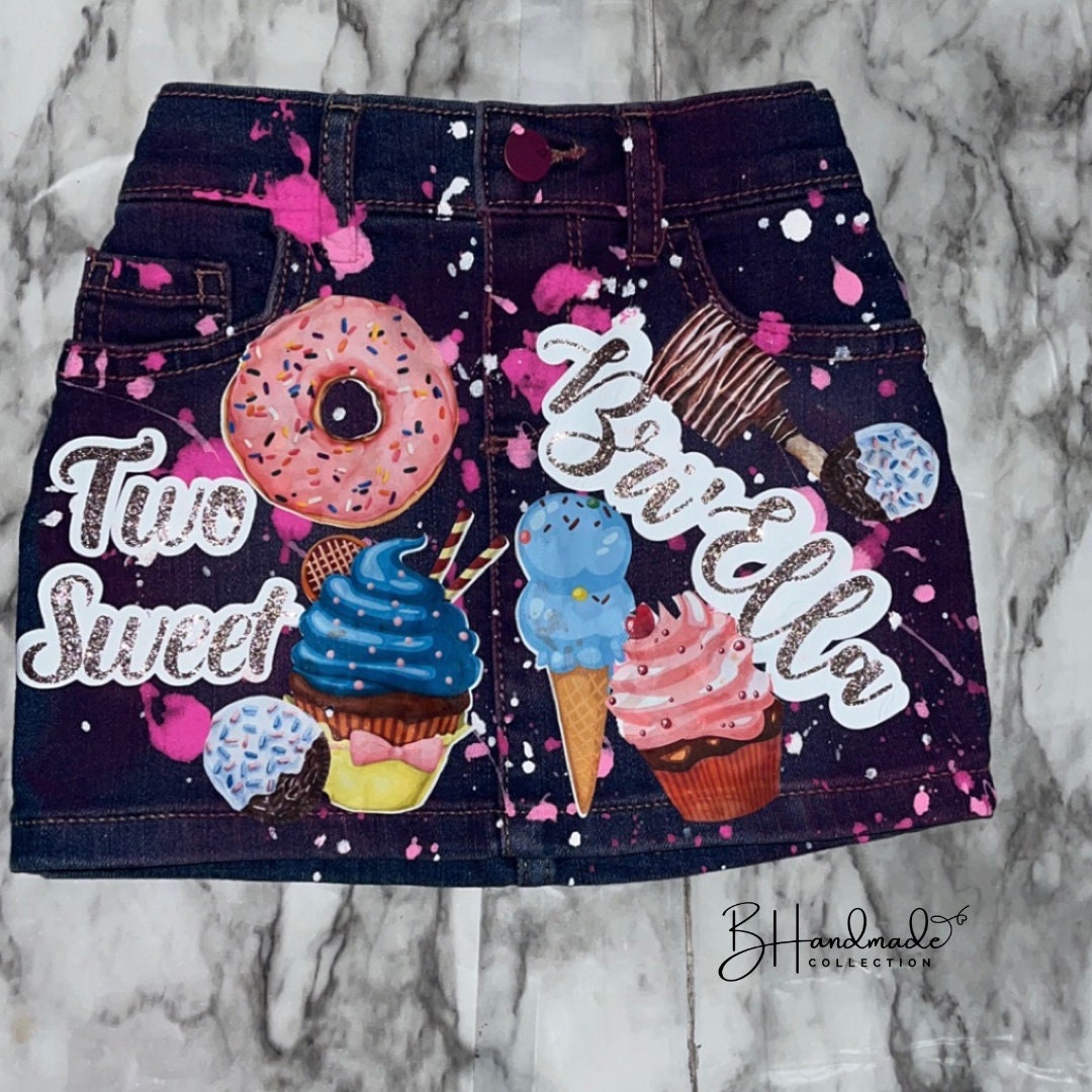Two Sweet Candy Sweets Custom Overall Birthday Outfit - Etsy