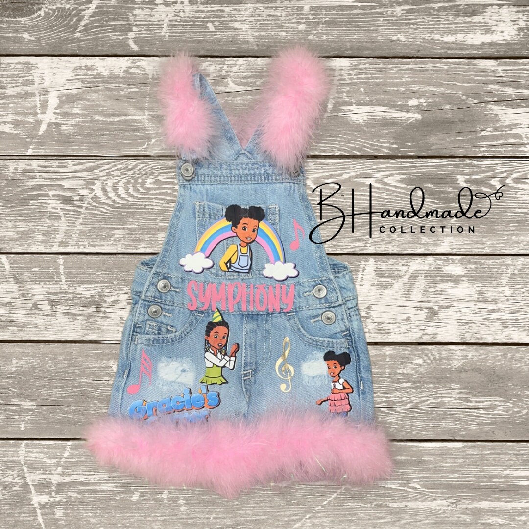 Custom Musical Overall Dress Birthday Outfit - Etsy