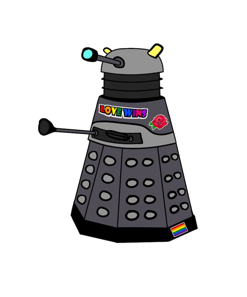 Tardis Public Pride Box LGBTQ Stickers 11 Flags Available - Etsy