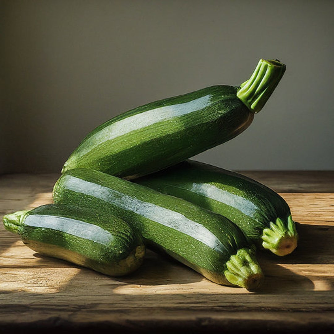 Organic Dark Green Zucchini Seeds Open-pollinated, Heirloom, Non-gmo ...