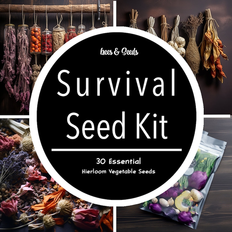 Survival Garden Seeds, 30 Varieties, Heirloom, Organic, Gift ...