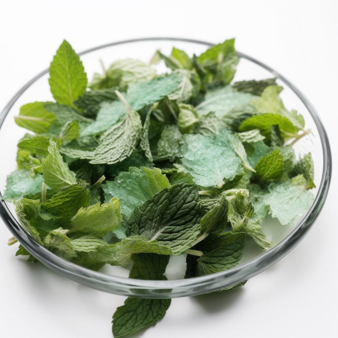 Freeze Dried Mint Leaves-organic Fresh Fragrant Herbs for Gourmet ...