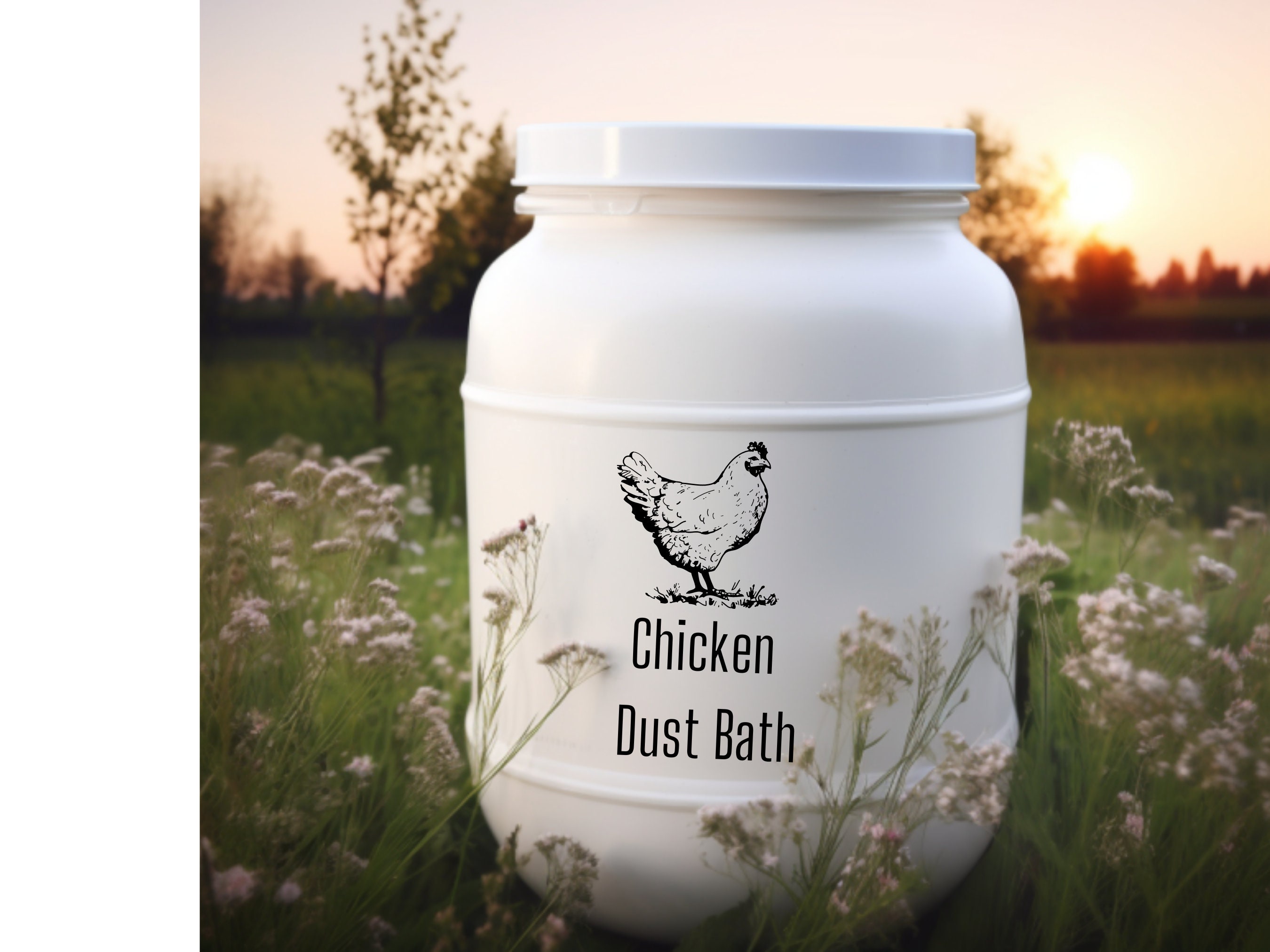 Chicken Dust Bath With Herbs, Treats and Prevents Mites, Lice ...