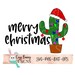 Christmas Cactus SVG Bundle (4 Designs) - Feliz Navidad and Merry ...
