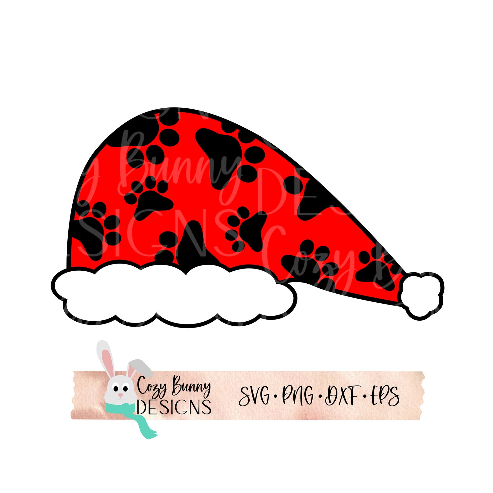 Santa Claws Cat Christmas SVG Bundle Digital Cut File for - Etsy