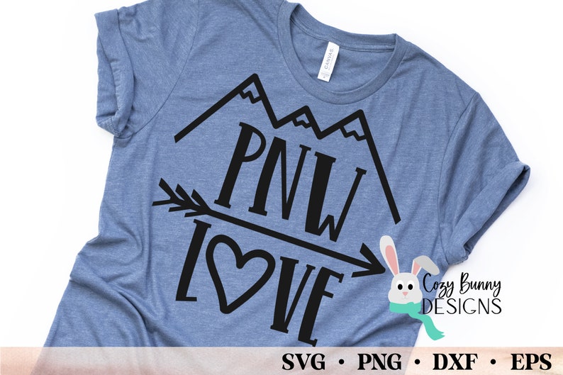 PNW Love SVG | Pacific Northwest Digital Cut File for Cricut or ...