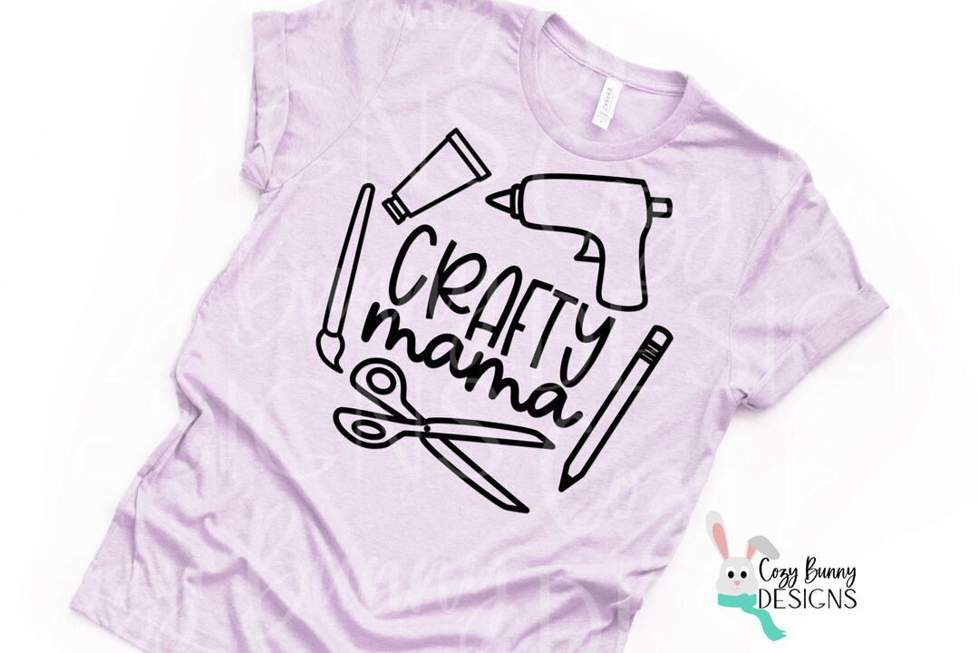 Crafty Mama SVG Crafting Digital Cut File for Cricut or Silhouette - Etsy
