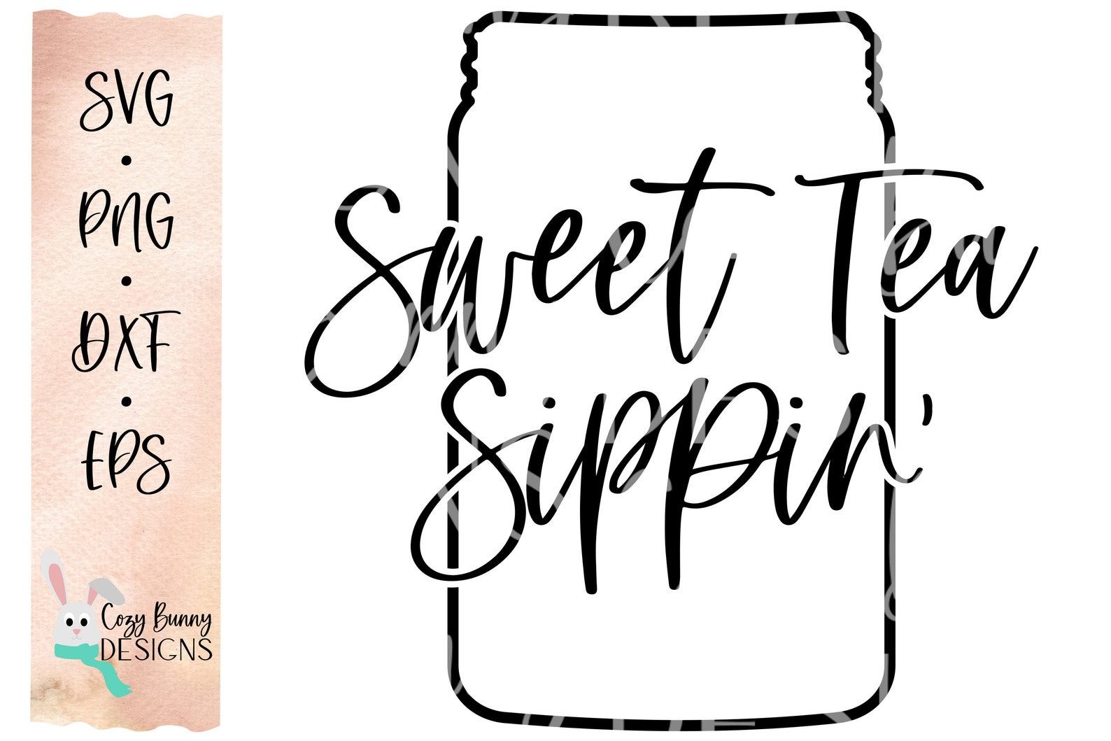 Sweet Tea Sippin' SVG | Southern Sweet Tea Sipping SVG | Mason Jar ...