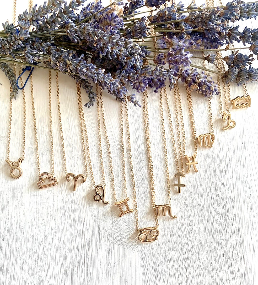 Zodiac Star Sign Necklace Zodiac Necklace Star Sign - Etsy UK