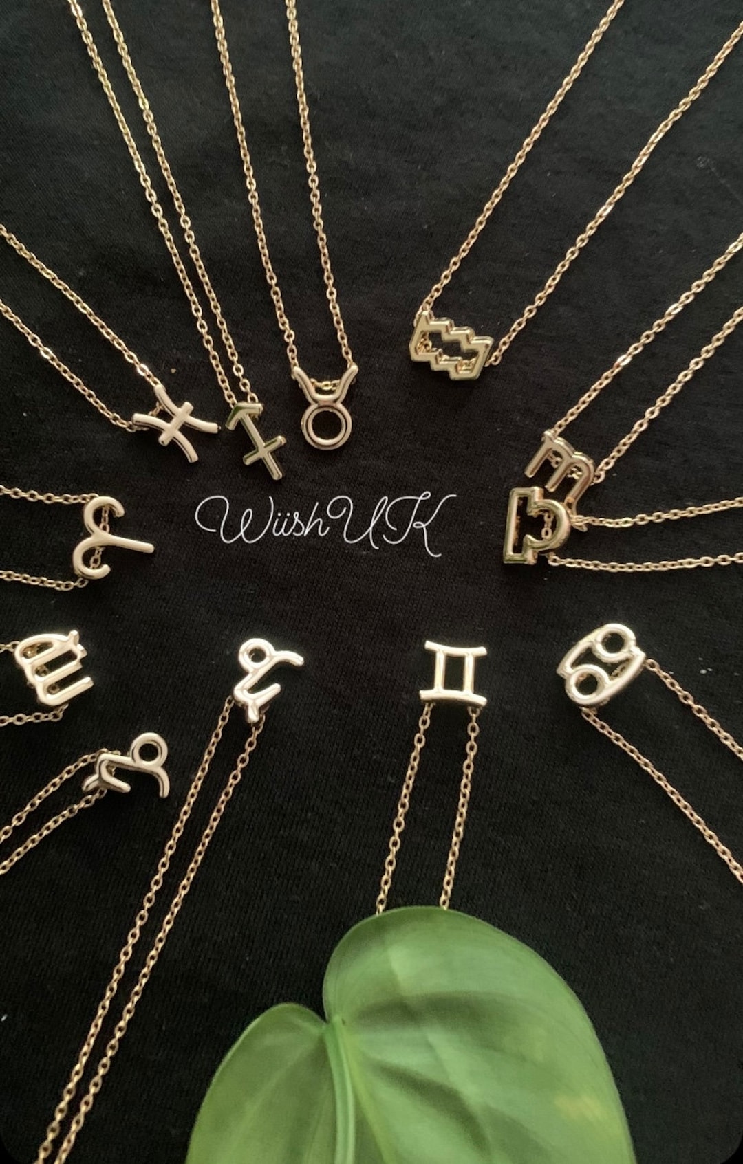 Zodiac Star Sign Necklace, Zodiac Necklace, Star Sign Necklace ...