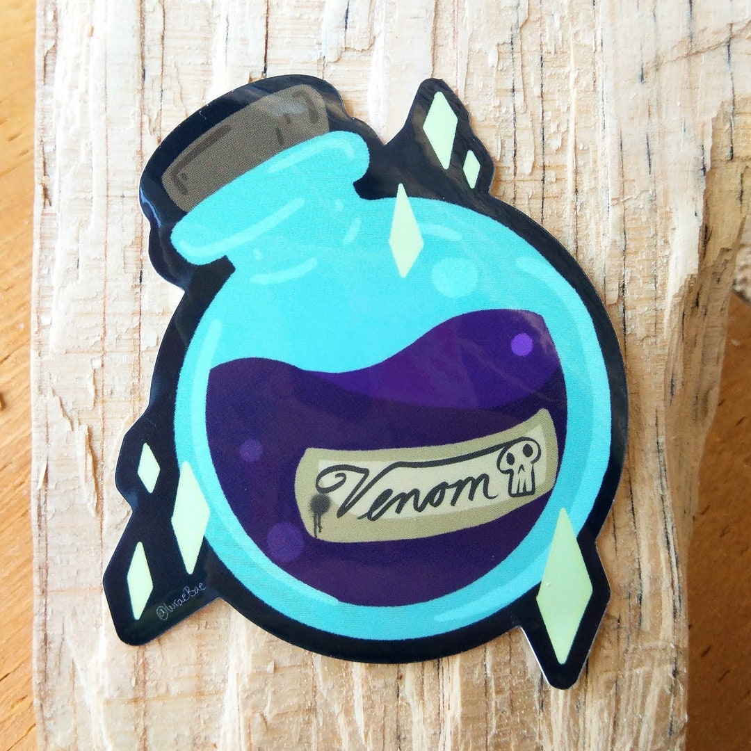 Venom Vial | Vinyl Sticker - Etsy