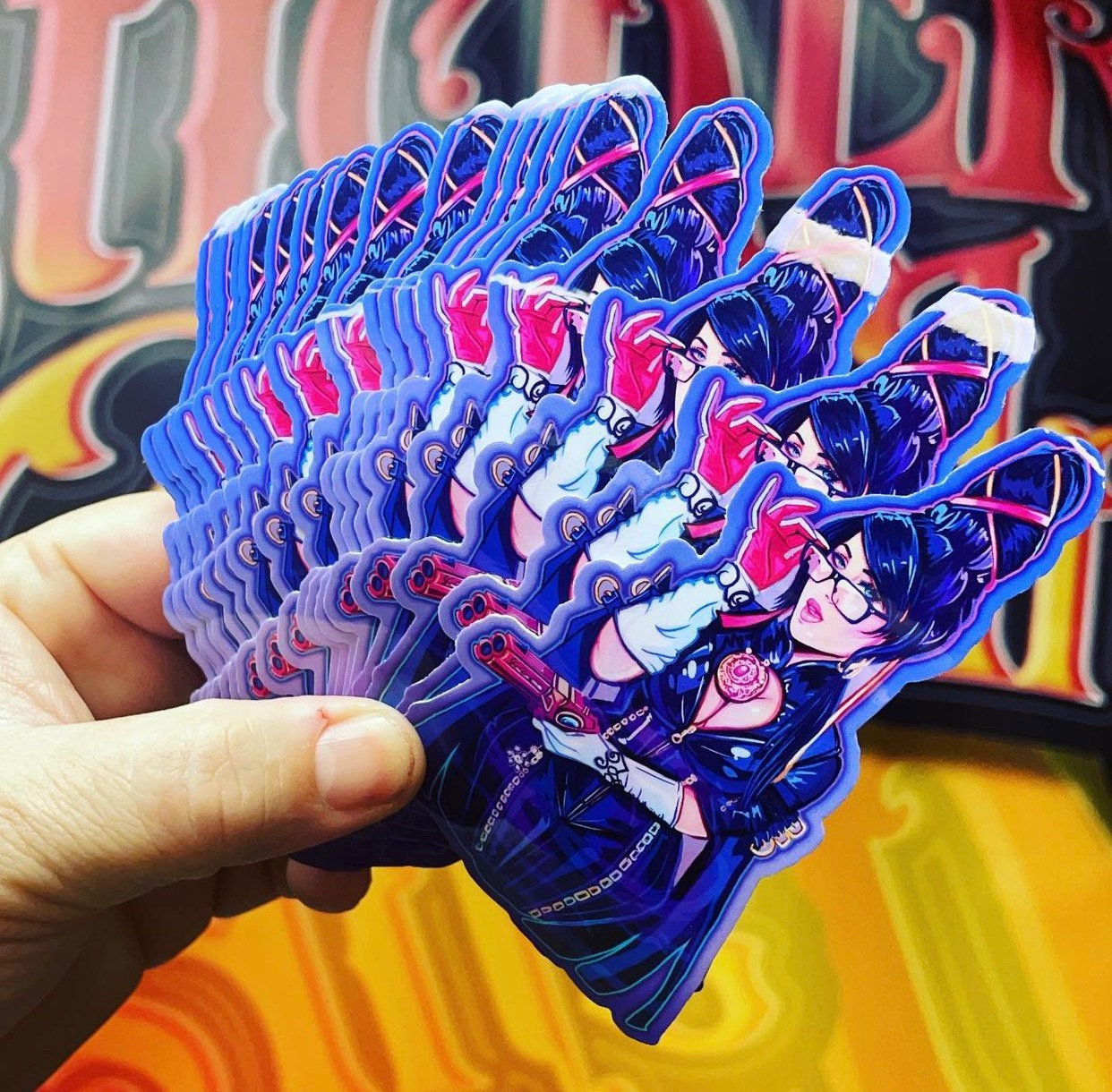 Katya Bayonetta Cosplay Sticker - Etsy