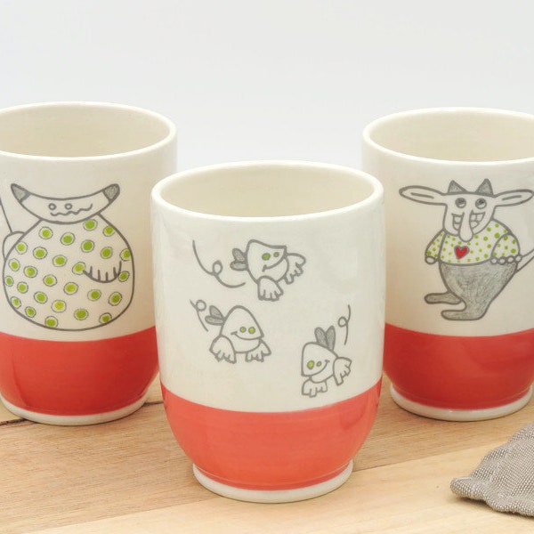 Ceramic Water Glass - Etsy