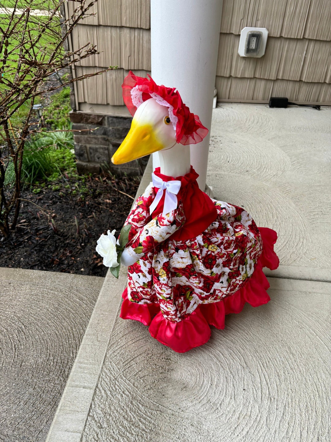 Red Hot Summer Goose Dress & Hat - Etsy