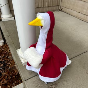 Mrs Santa Red Cape and Muff for Large Goose or Duck 19 24 Tall - Etsy