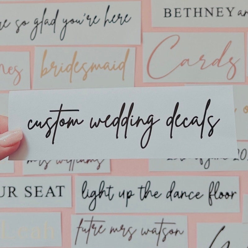 10cm Name Stickers - Etsy UK