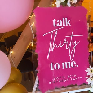 SIGNAGE DECAL |vinyl Decal |30th Birthday |DIY Vinyl Decal|birthday ...