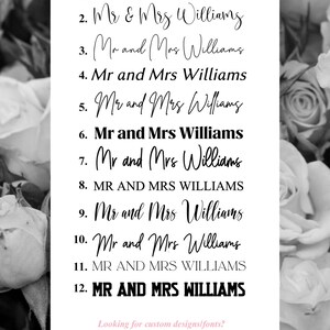 PERSONALISED VINYL Labels|wedding Vinyl Decals|wedding Sign Decals ...