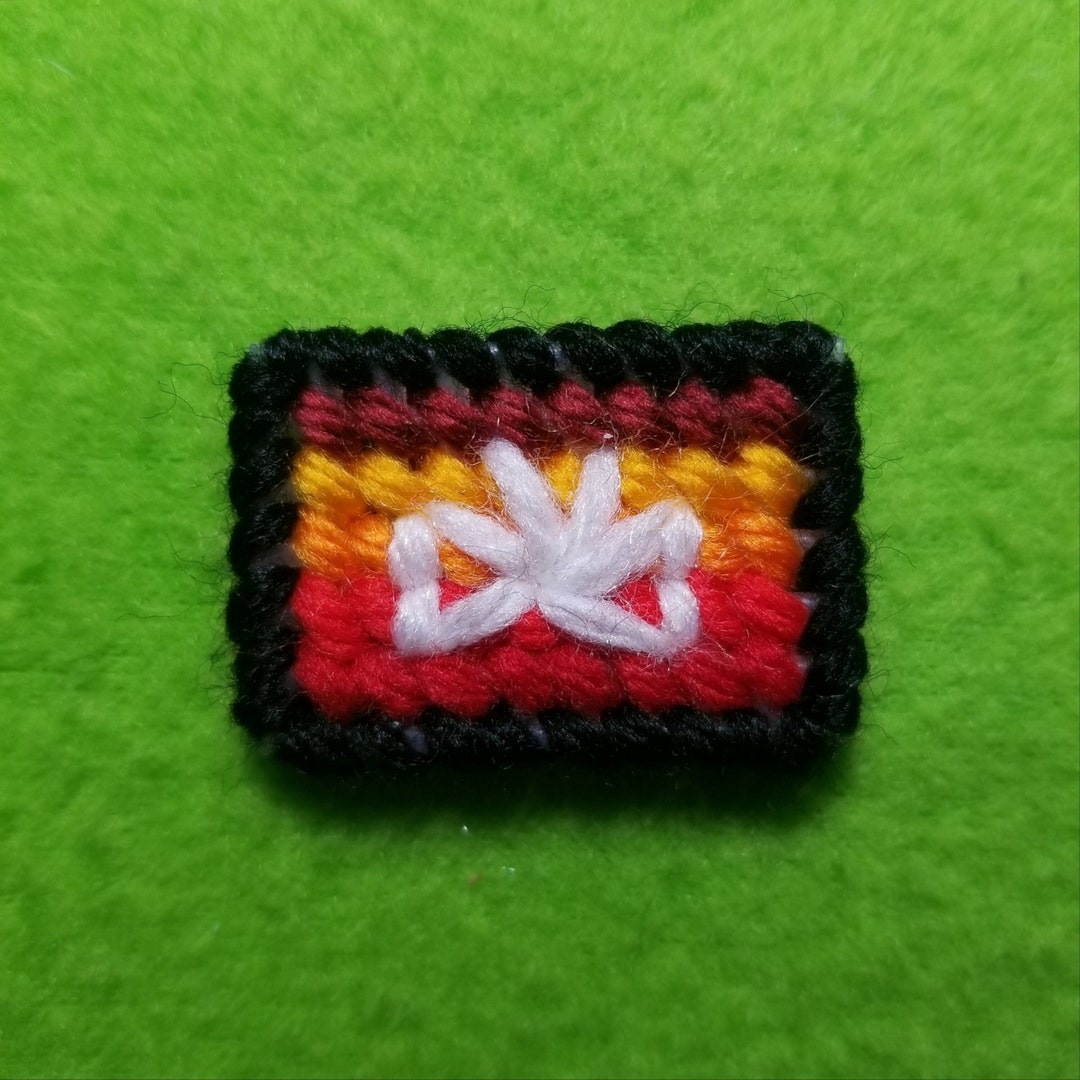 Adhd Pride Flag Pin Handmade Needlepointed Etsy