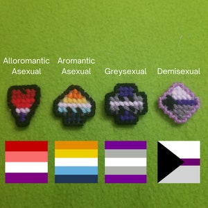 Asexual Ace Pins Spade, Club, Heart, Diamond Custom, Handmade ...
