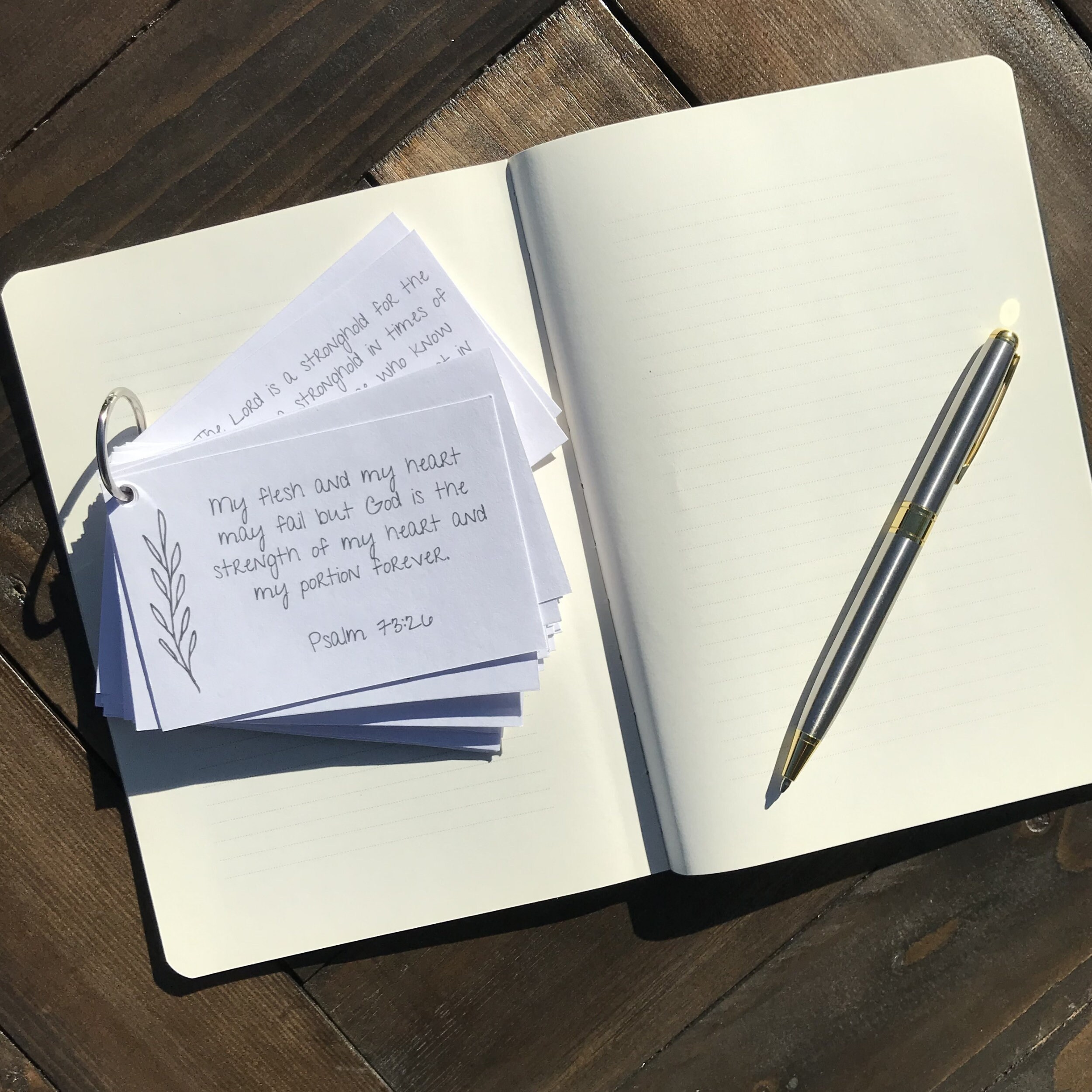 Printable ESV Scripture Cards for Encouraging White Bible | Etsy