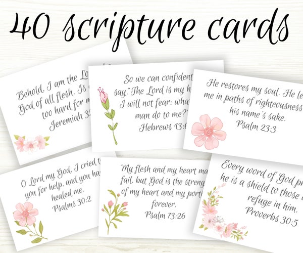 Printable Scripture Cards Bible Verse Coloring Blank Note - Etsy Canada