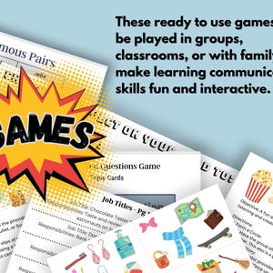 Conversation Starters: Communication Skills Games & Activities for Kids ...